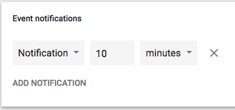 Adding default notifications to Google Calendars | support.sluh.org